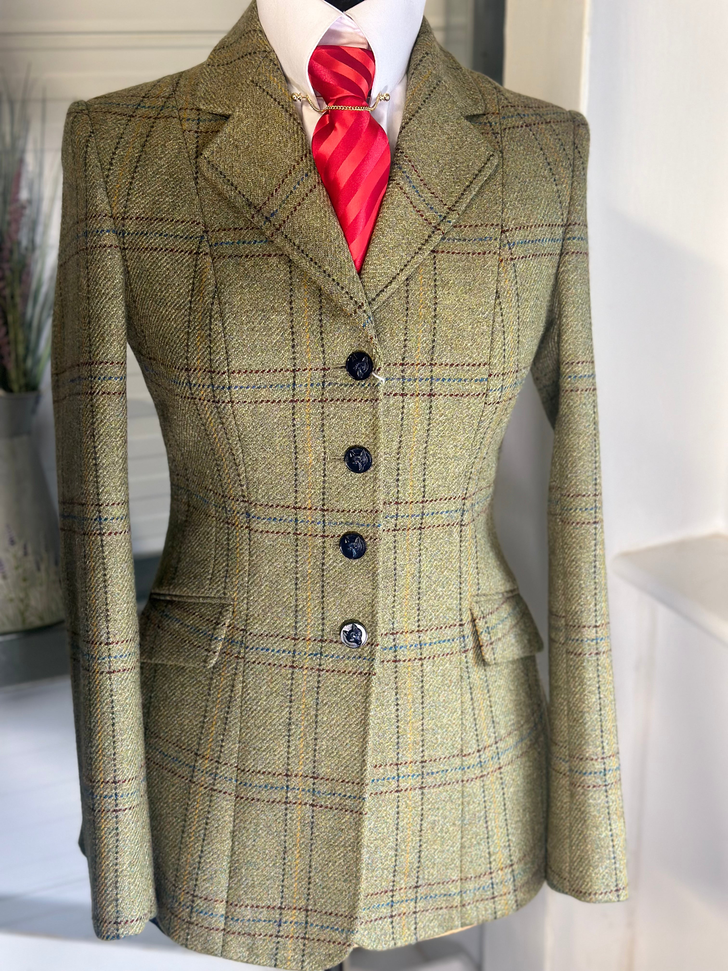 IN STOCK: UNIQUE MID GREEN PRINCESS CUT JACKET – Showponyprep.com